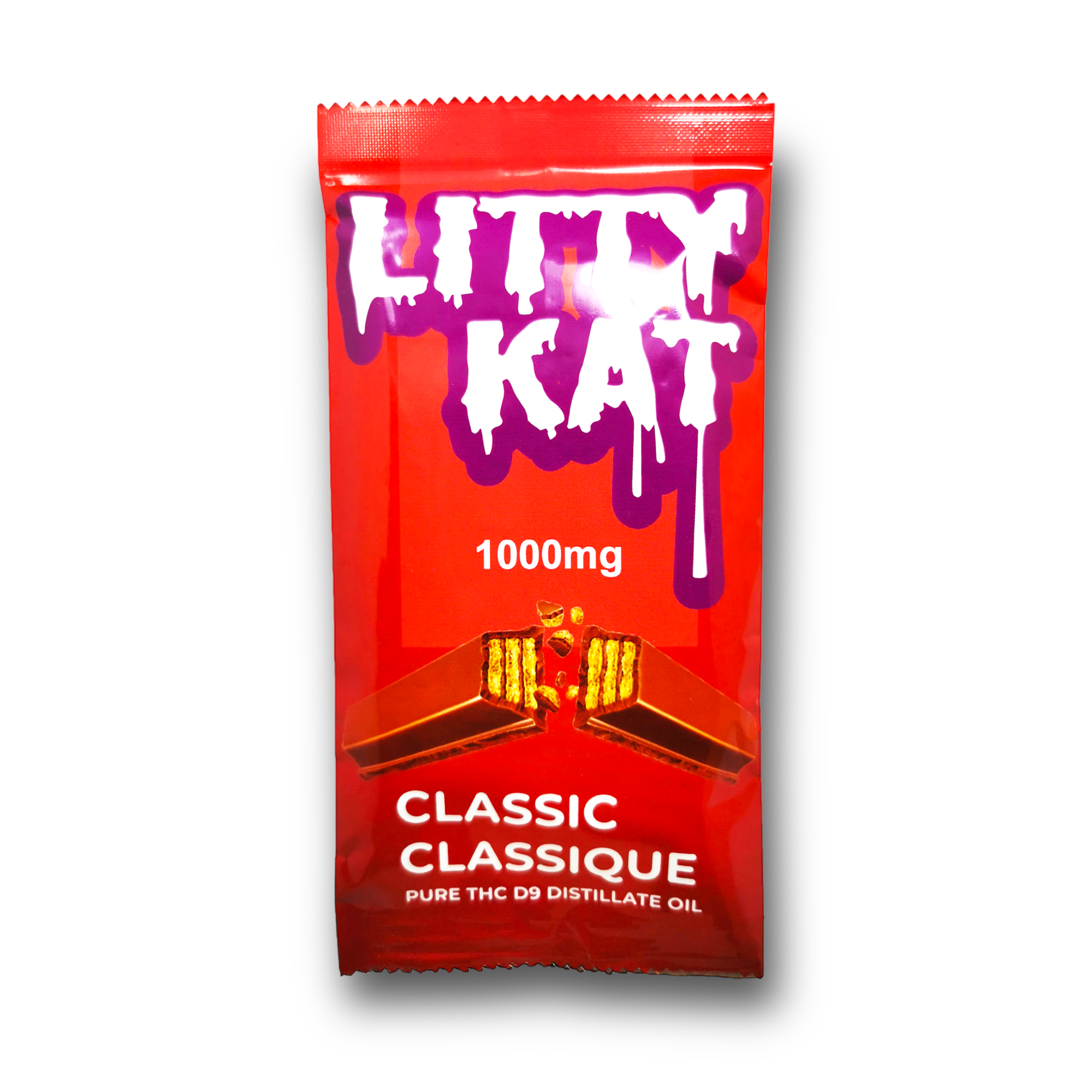 Litty Kat Chocolate Bar Edible 1000mg THC
